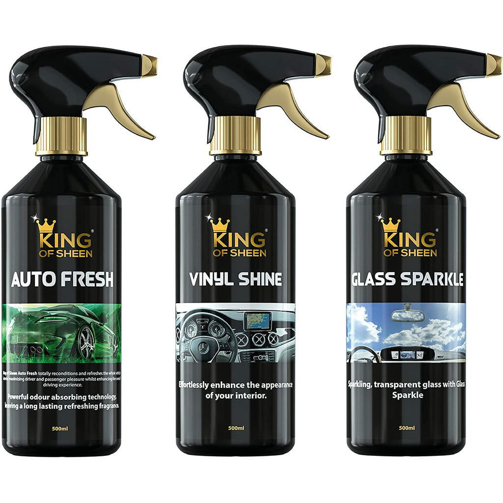 King of Sheen 11 Piece Car Care Kit. Car Gift for the Car Enthusiast